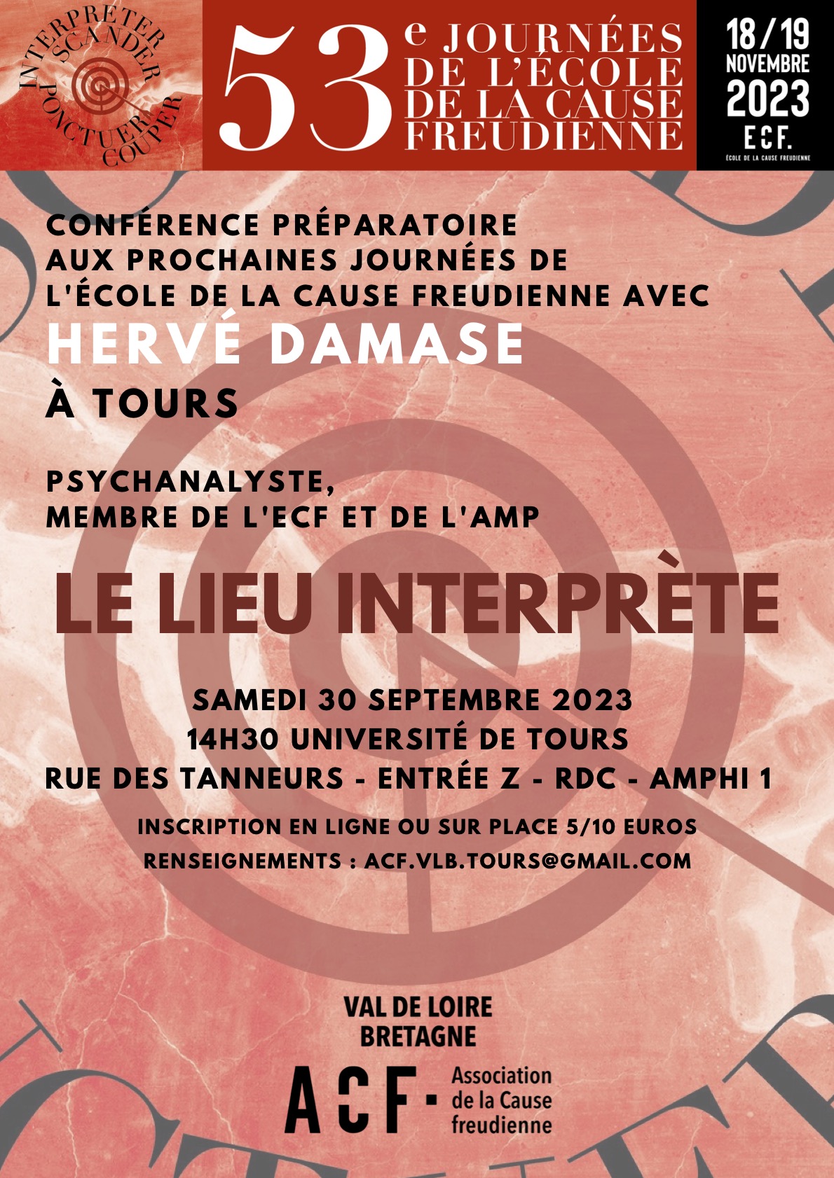 Le Lieu Interprète Ecole De La Cause Freudienne